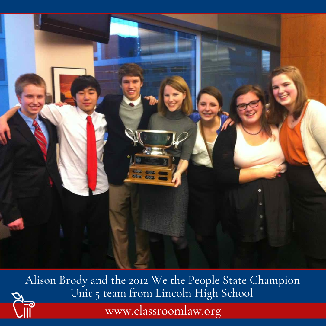 SPOTLIGHT: Alison Brody, Volunteer & Alum - Civics Learning Project